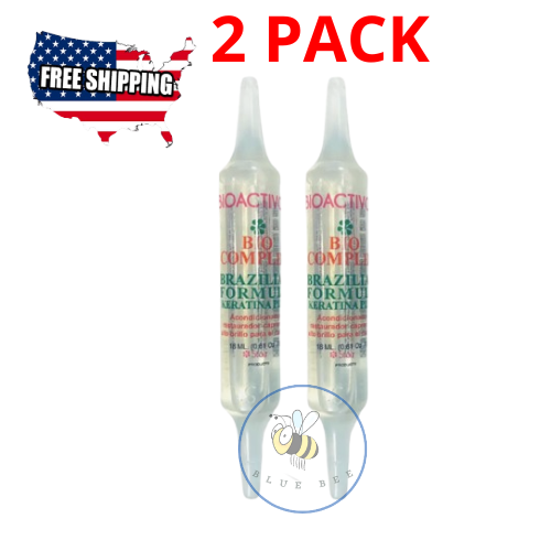 Ampoulles Bioactivo Bio Complex Brazilian Formula Keratin Plus (2PACK ...