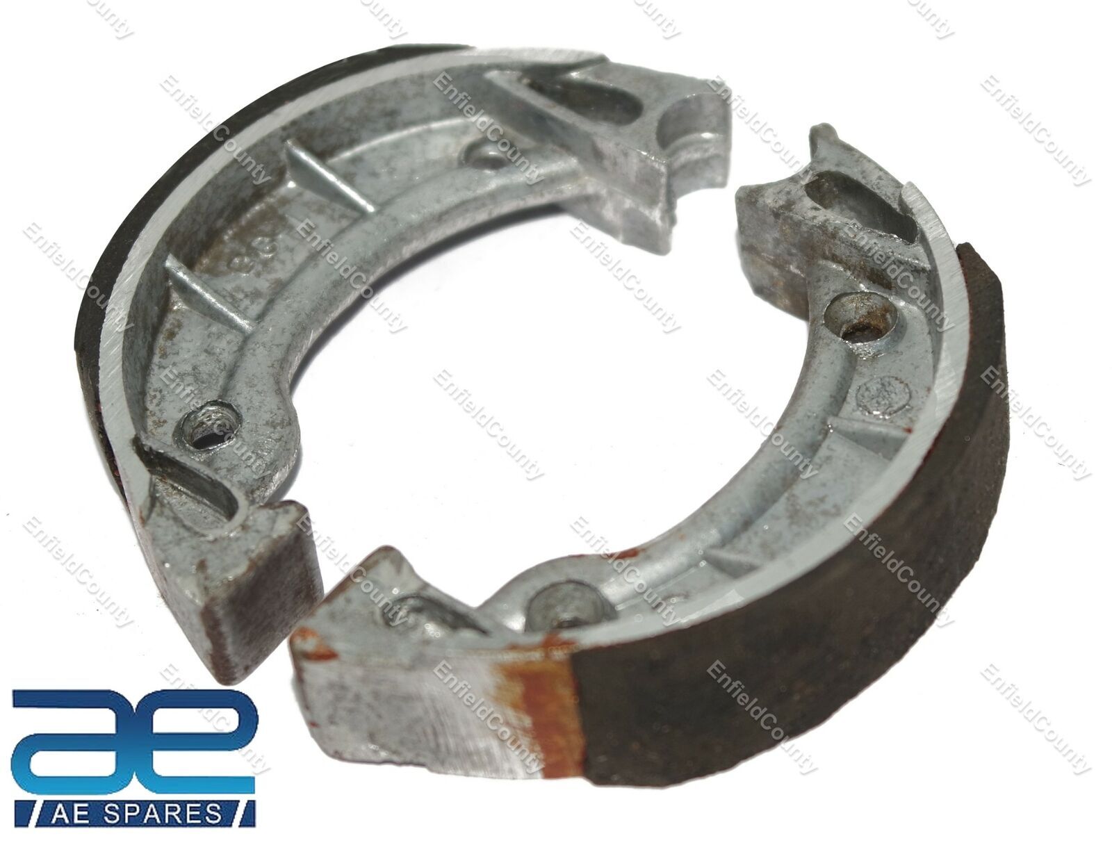 Brake Pad Drum Brakes Pad 85 x 17 mm For Benelli S50 Scooter Luna TFR ...