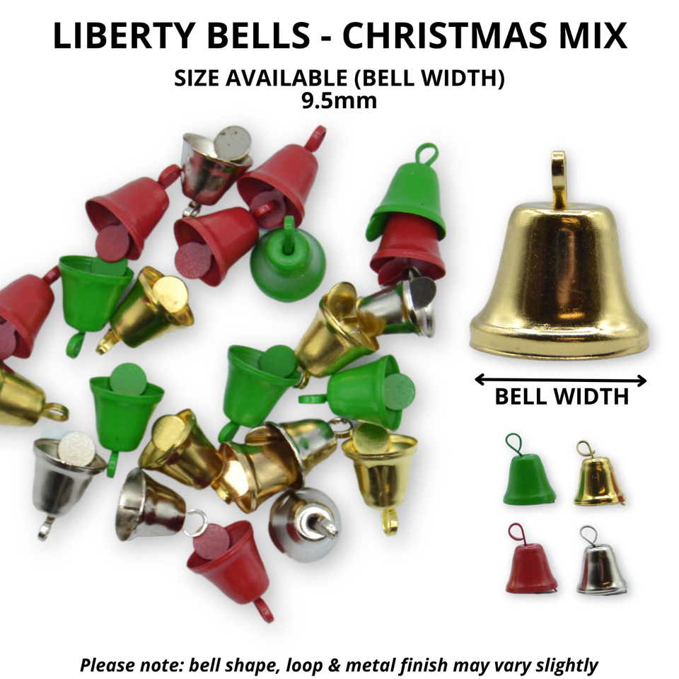Liberty Bells - Mini Christmas Craft Bells - Festive Decorations | eBay UK