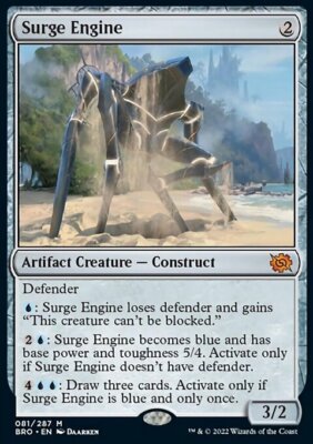 MTG Magic the Gathering Surge Engine (81/416) The Brothers' War LP | eBay
