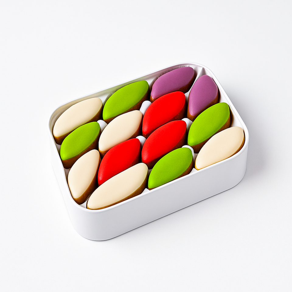 Andy Anand Calissons de Provence, 28 Pcs Soft Almond Paste Candy with ...