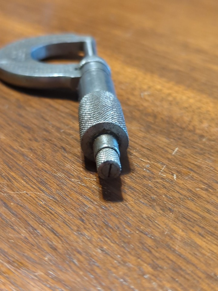 Vintage Starrett No. 231 0"-1" Outside Micrometer 0.0001 Res. Ratchet ...