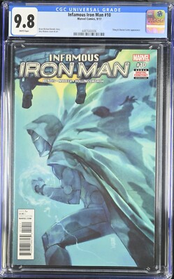Infamous Iron Man #10 (2017) CGC 9.8 NM/M | Brian Michael Bendis + Alex ...