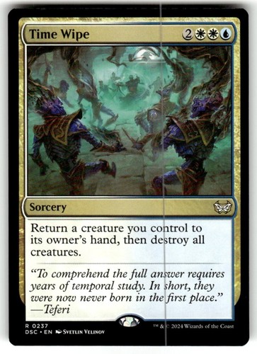 Time Wipe #237 (NM) Duskmourn DSC Magic MTG | eBay