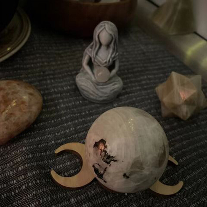 Moon Goddess Statue Greek Mythological Figure Resin Sculpture Home ...