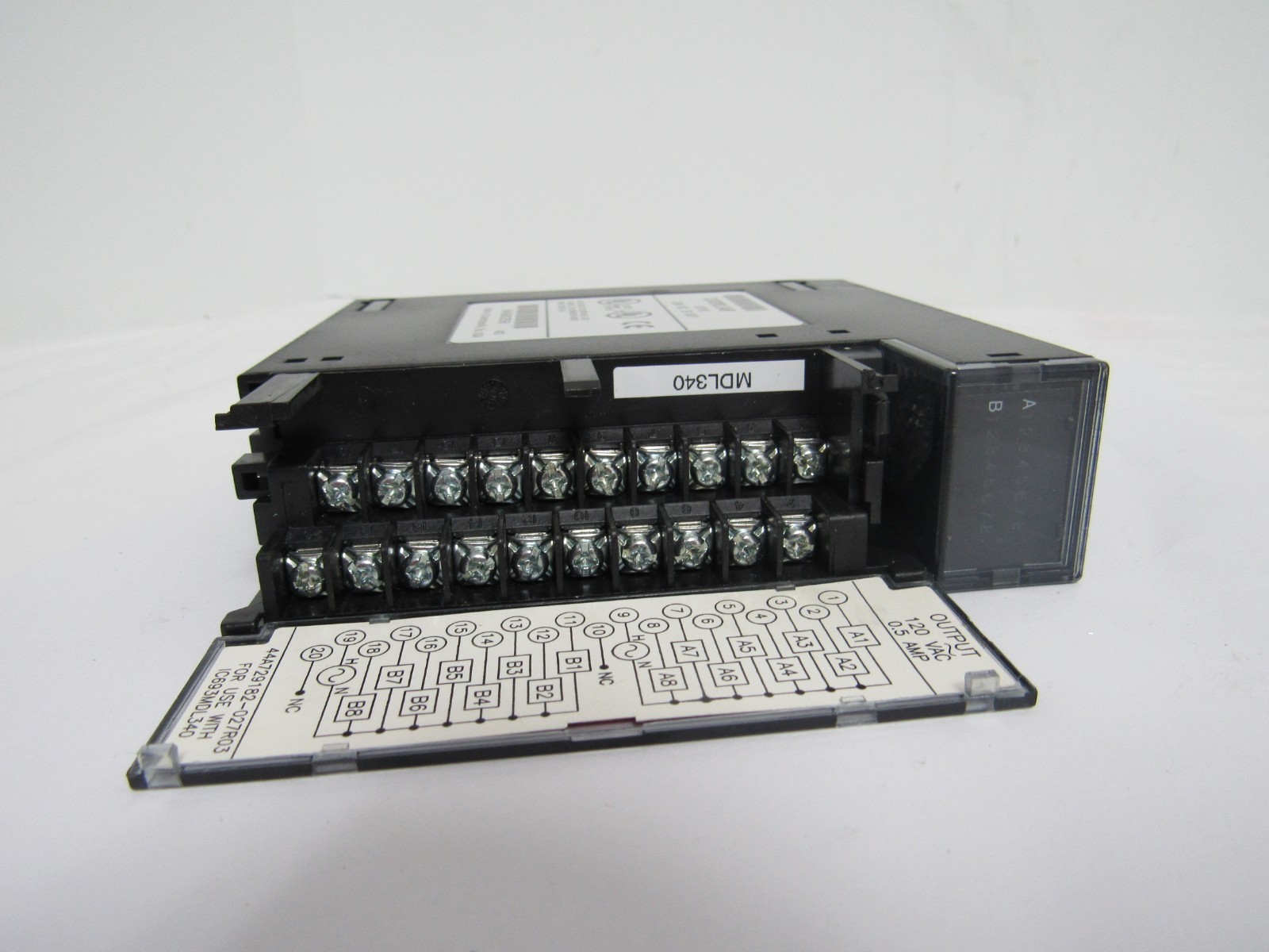 GE FANUC IC693MDL340F OUTPUT MODULE 120VAC 5A 16PT | eBay