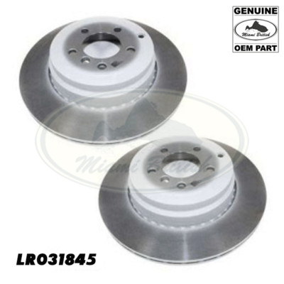 LAND ROVER FRONT BRAKE ROTOR DISC SET RANGE SUPERCHARGED 10-12 LR031845 ...