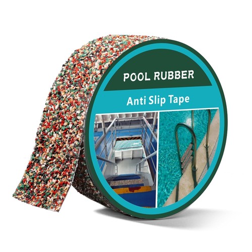 Pool Rubber Anti Slip Tape 2in x 15ft, Waterproof Non-Slip x Red | eBay