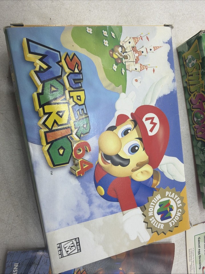 Super Mario 64 - Yoshis Story Original Box Only! NO GAMES Nintendo N64 ...