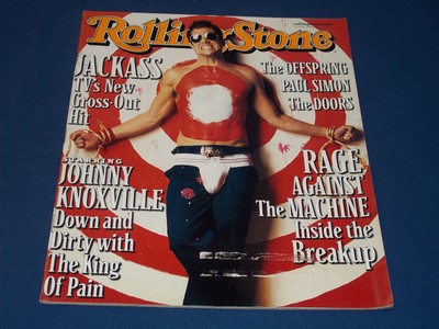 2001 FEBRUARY 1 ROLLING STONE MAGAZINE - JACKASS FRONT COVER - H 9994 ...