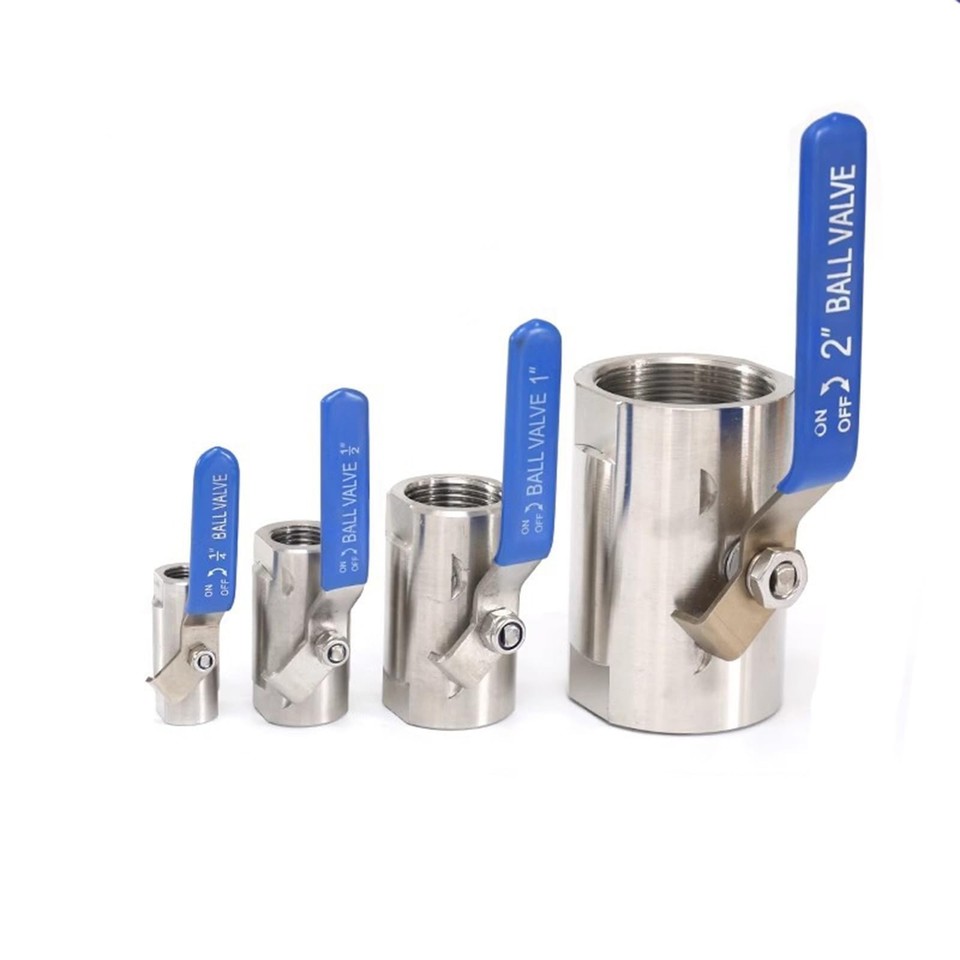 Stainless Steel Cantonese Ball Valve Handle Flat Hole Lever Handle Iron ...