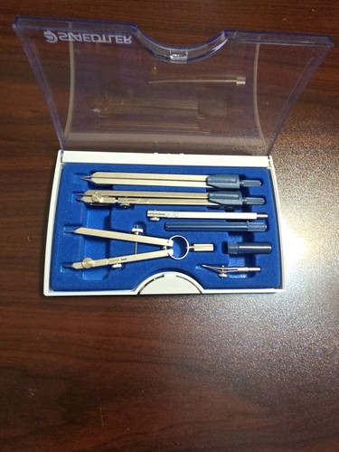 Staedtler Arco Italy Precision Math Drafting Compass Set w Case No. 559 ...
