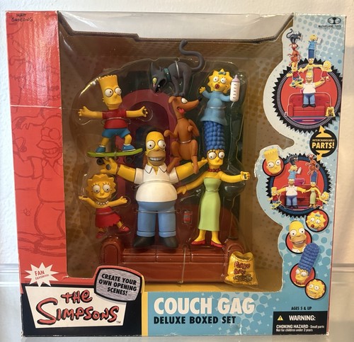 THE SIMPSONS | Family Couch Gag Deluxe Boxed Set | Action Figures ...