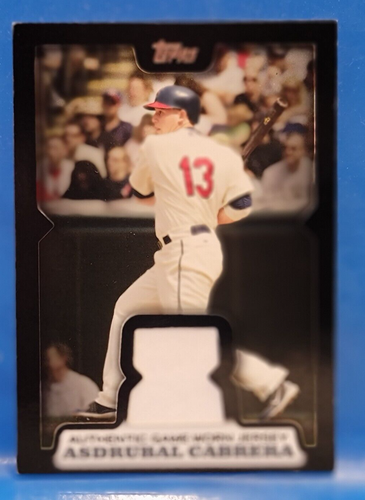 Asdrubal Cabrera, SS - Topps - Indians, 2008 - RR-AC, Authentic Game ...