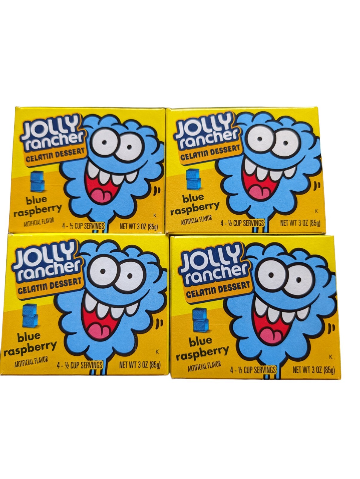 Jolly Ranchers Blue Raspberry Gelatin lot of 4 - dessert shots NEW Exp ...