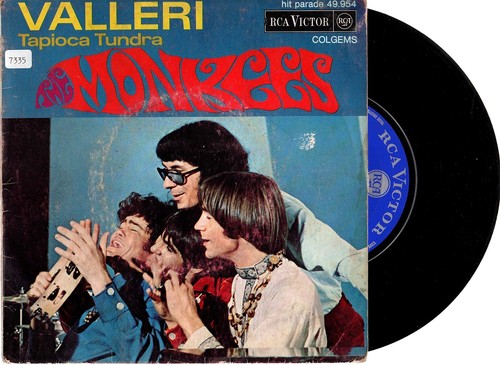 THE MONKEES SINGLE RCA VICTOR " VALLERI / TAPIOCA TUNDRA " [FR] | eBay