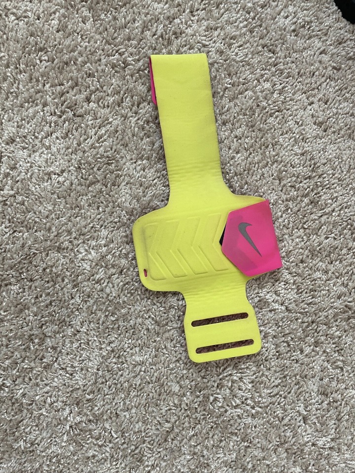Nike Running Arm Band Fits Most Smart Phones Dark Pink w/ Swoosh NEW | eBay