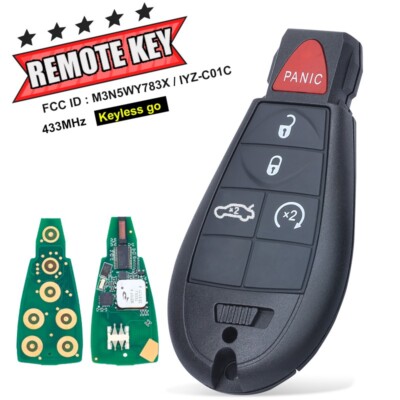 For Dodge Charger Challenger Keyless Go Smart Remote Key Fob FOBIK IYZ ...