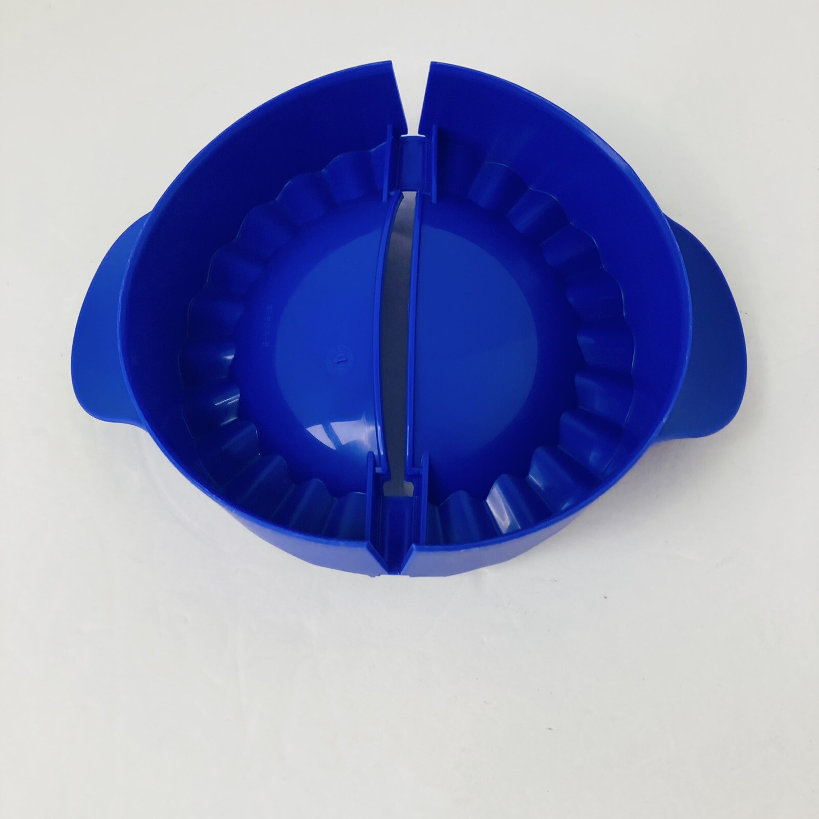 Tupperware Pie Press Half Circle Empanada Maker Pastry Dough Mold ...