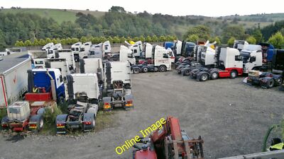 Photo 6x4 Rest home for trucks? Upper Elkstone Some seem too young to ...