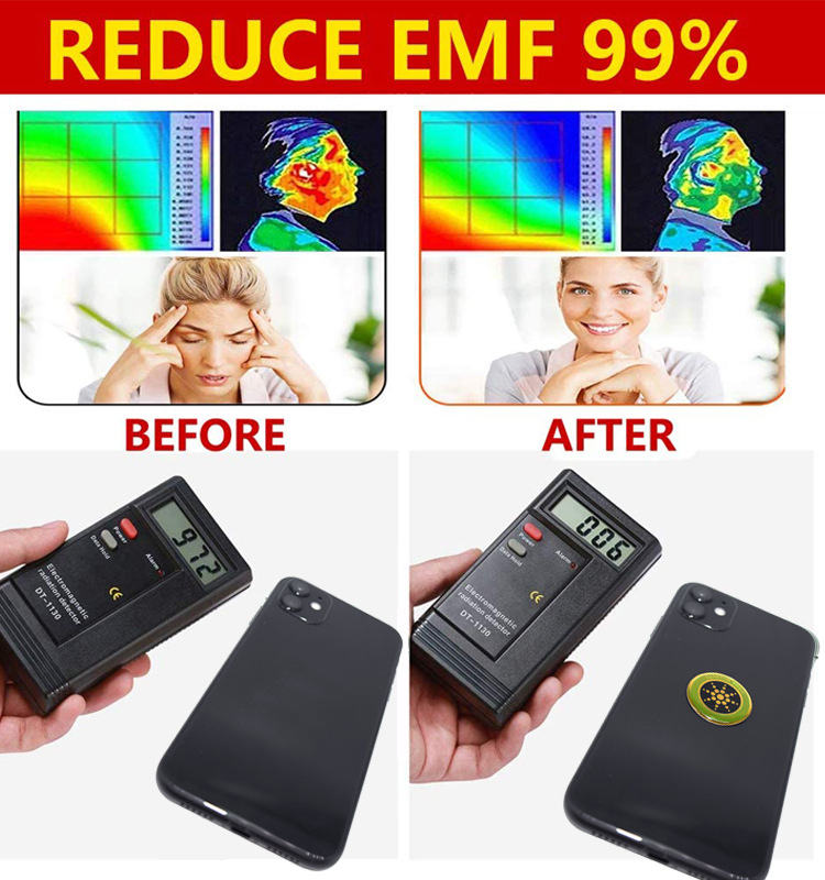 Quantum Anti Radiation Shield 5G EMF Protection - Phones Laptops - 12 ...