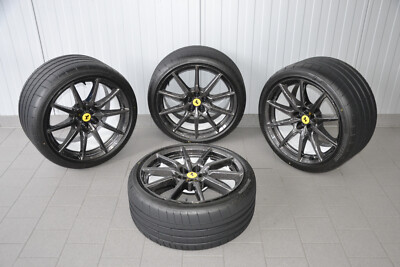 Ferrari SF90 Alloy Wheels Carbon Tires Set 764245 764246 | eBay