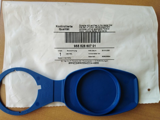 Genuine Porsche Washer Fluid Reservoir Cap 95552860700 | eBay