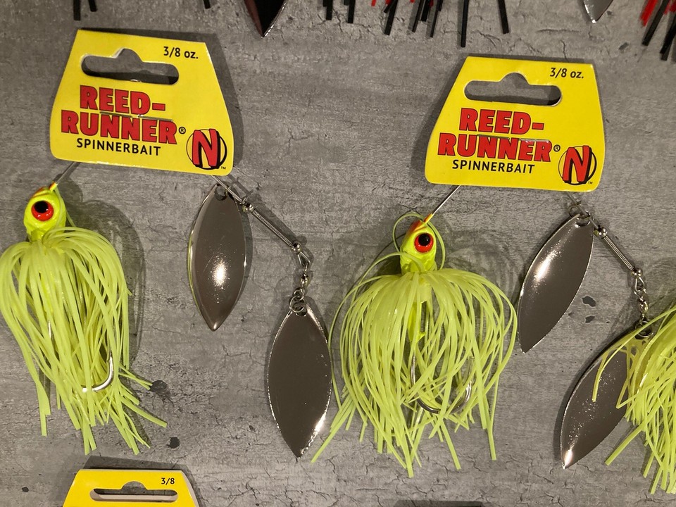 Lot of 38 Northland Reed Runner Spinnerbaits Color Mix Sizes 1/2 & 3/8 ...