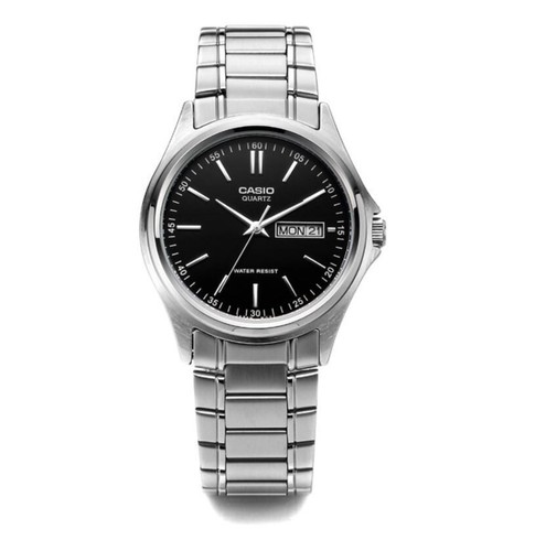 Casio Analog Silver Metal Band Men MTP-1239D-1ADF Watch Original New ...