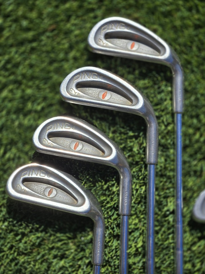 Ping Eye Orange Dot Iron Set 3-W All Original Steel Shaft Matching ...