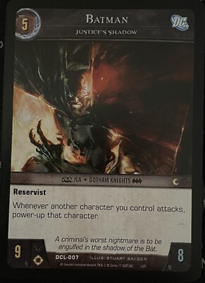 VS System Batman - Justice’s Shadow Dcl-007 DC Legends TCG CCG | eBay