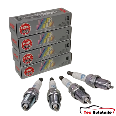 4x NGK Spark Plug ifr6d10 5344 Mercedes-Benz compressor a CLK SLK E C ...