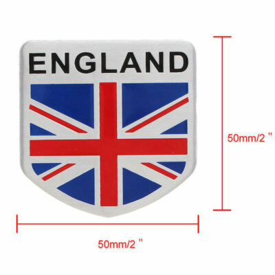 UK British Flag Car Truck Badge Decal Bumper Sticker 5X5cm Aluminum ...