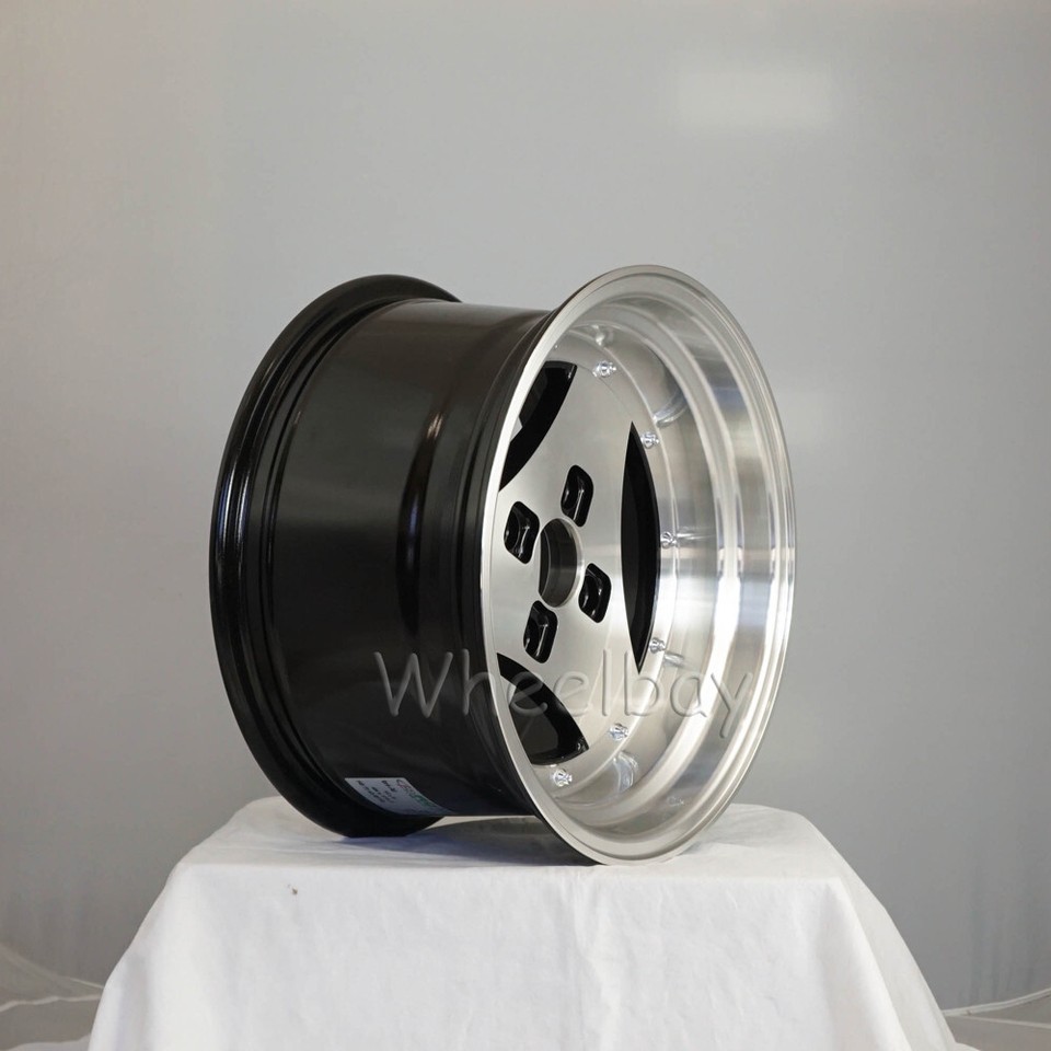 4 PCS ROTA WHEEL TRI-AL TRIAL 15X8 0 4X100 FULL POLISH BLACK | eBay