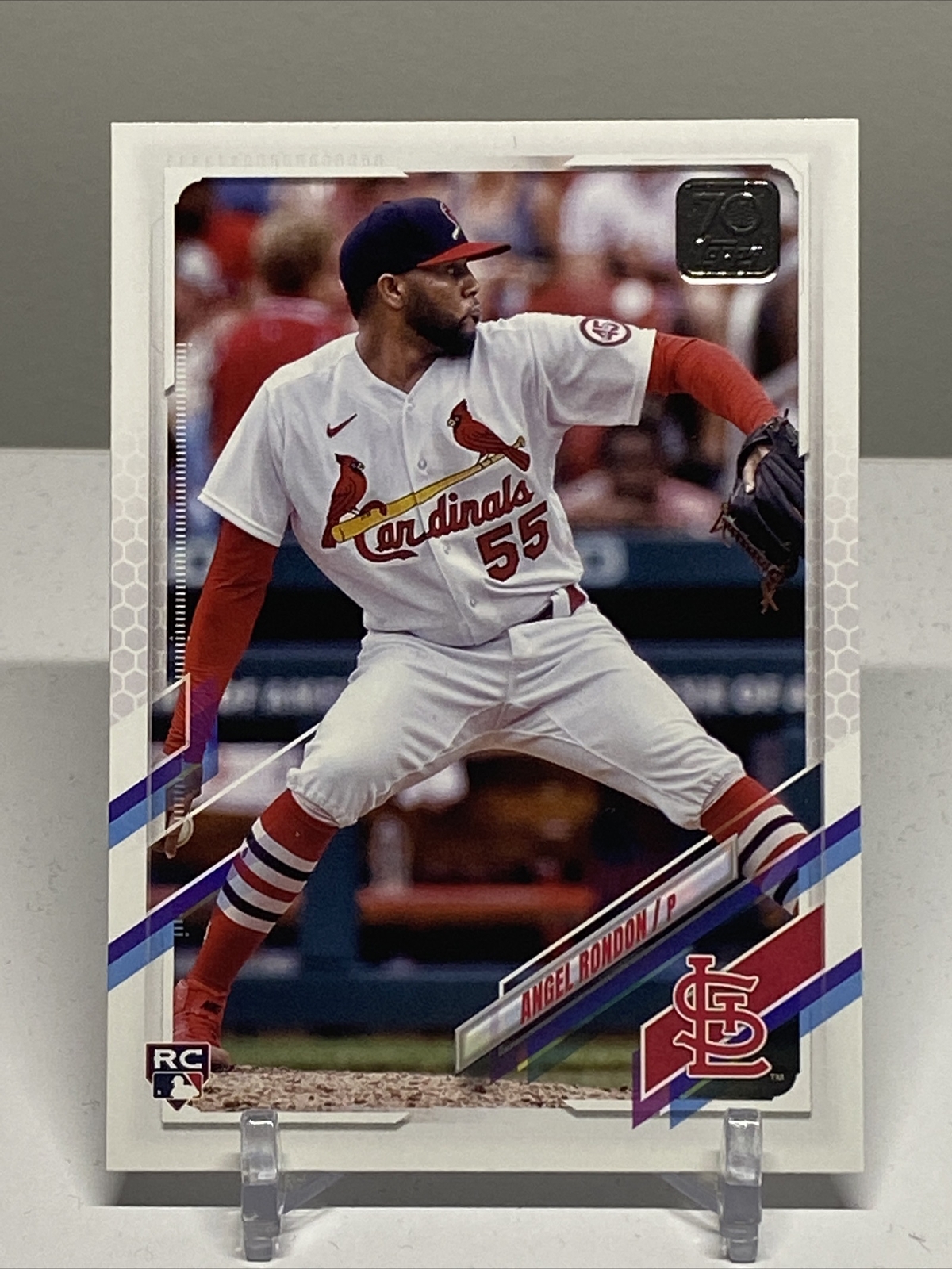 2021 Topps Update Series Base Rookie Card #67 Angel Rondon RC St Louis ...