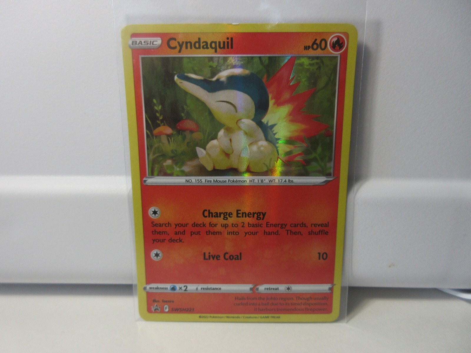 Cyndaquil Holo Promo SWSH221 Pokemon Card LP | eBay