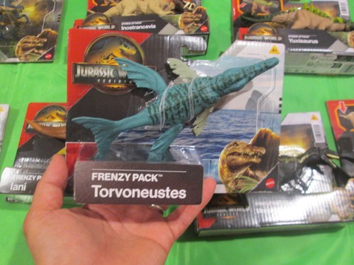 JURASSIC WORLD REBIRTH FRENZY PACK TORVONEUSTES MATTEL ACTION FIGURE | eBay