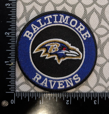 BALTIMORE RAVENS FOOTBALL IRON ON EMBROIDERED PATCH | eBay