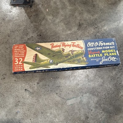 Vintage Joe Ott Boeing Flying Fortress 32” Flying Wooden Model Kit | eBay