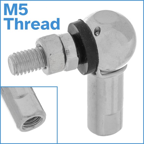M5 x 0.8mm Axial Elbow Ball Head Joint Socket Rod End Thread Carbon ...