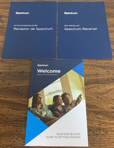 Spectrum Install Kit Step By Step Guide Book | eBay