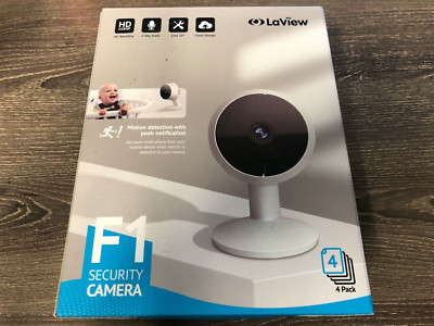 LaView Security Cameras 4pcs, Home Camera Indoor 1080P, Wi-Fi White | eBay