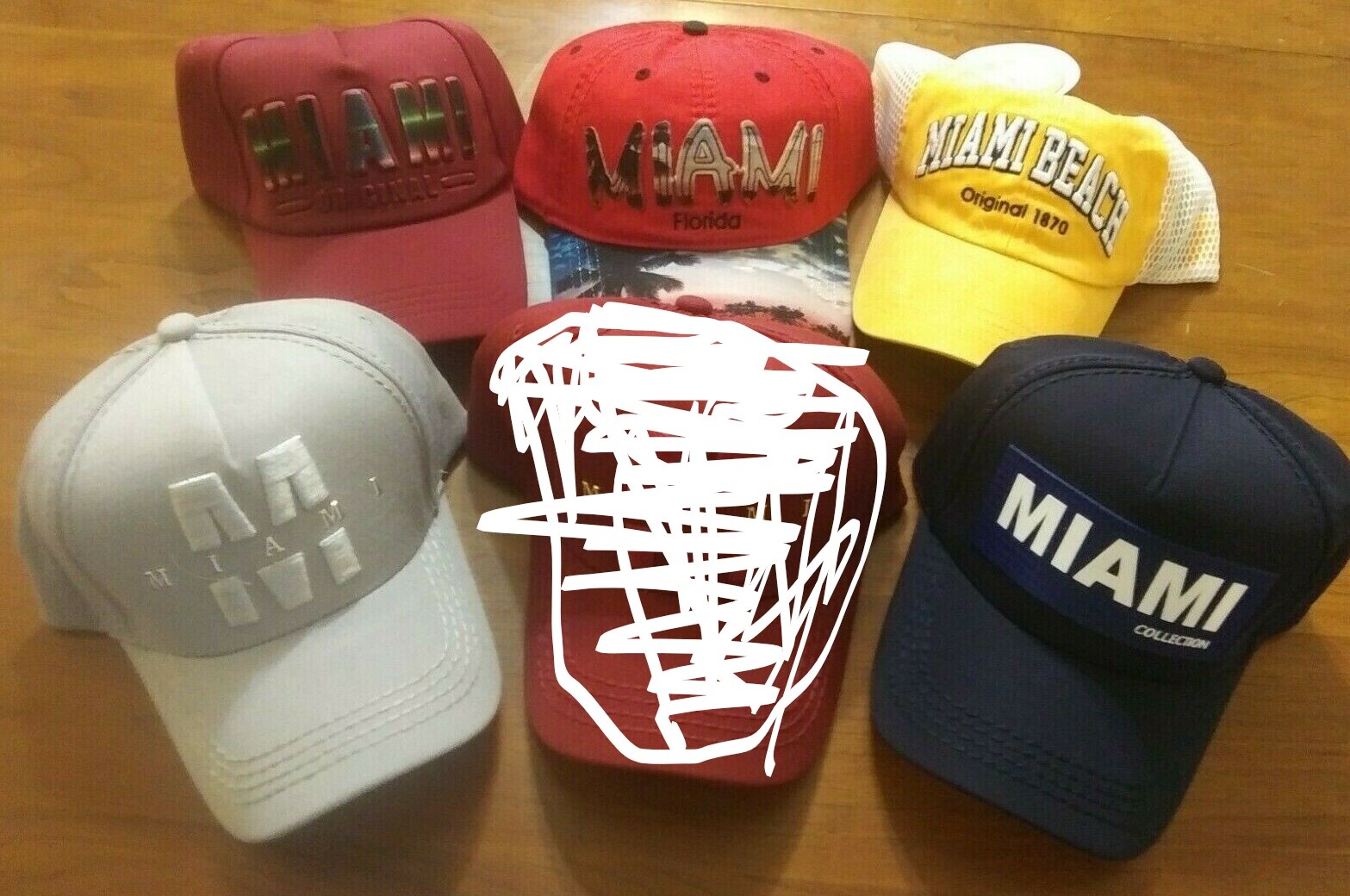 Lot of 5 Brand New All Different Robin Ruth Miami Collection Baseball ...