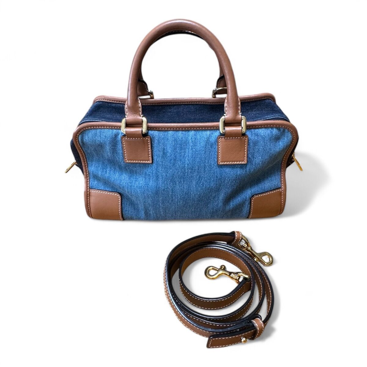 loewe amazona 28 shoulder bag women denim blue | eBay loewe amazona 28 shoulder bag women denim blue | eBay
