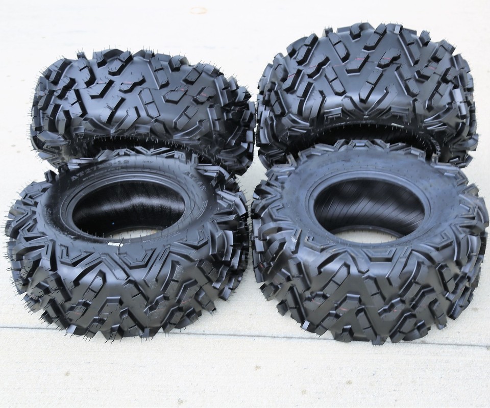Set of 4 Atlas ATV UTV AT A/T Tires 2x 29x11-14 & 2x 29x9-14 6 Ply ...