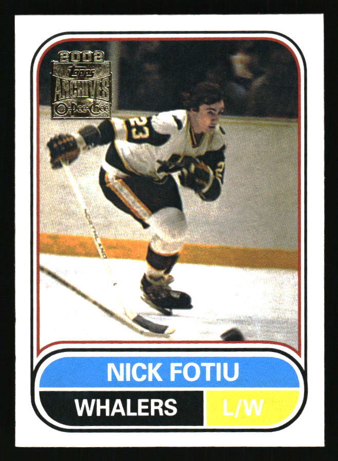 2001-02 Topps / O-Pee-Chee Archives #26 Nick Fotiu | eBay