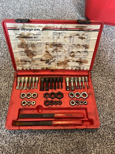Snap-on 42pc Fractional Metric Rethreading Set RTD42 for sale online | eBay