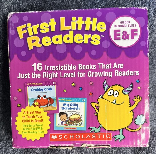 First Little Readers Parent Pack Level E (7) & F (8) + 1 (G) Teach Kids ...