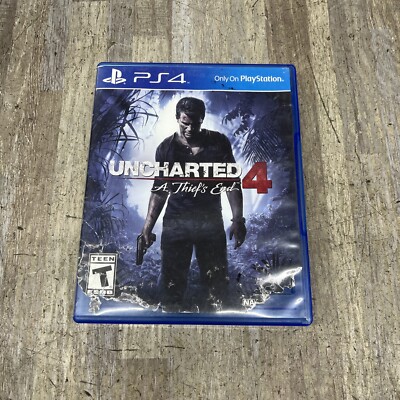 Uncharted 4 A Thief's End PS4 PlayStation 4 Video Game Disc + Case | eBay