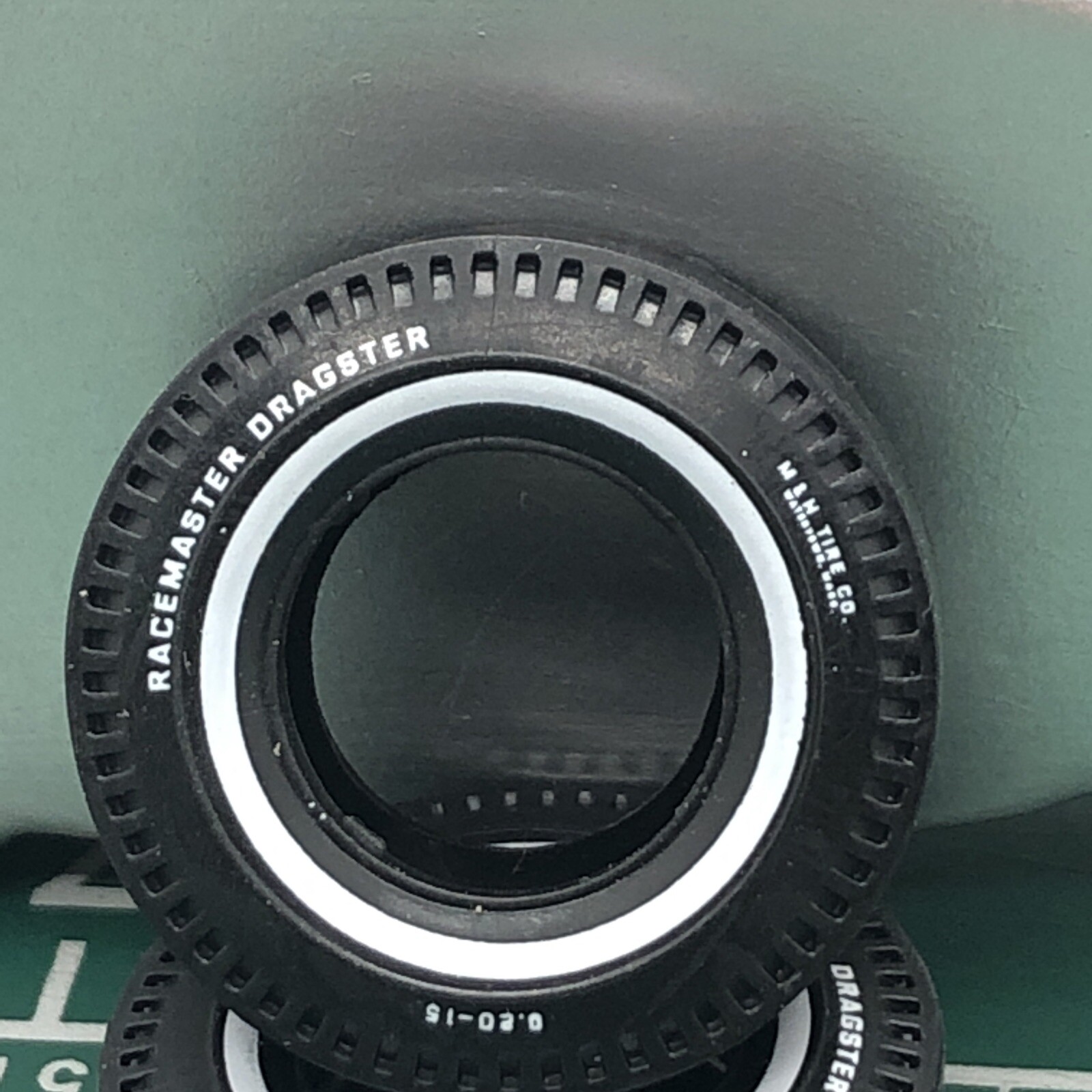 2 Racemaster White Wall Printed Pie Crust SLICKS 1.20 1:25AMT LBR Model ...